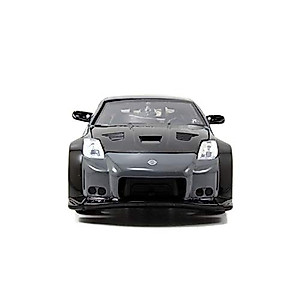 Jada Toys Fast & Furious 1:24 D.K.'s Nissan 350Z Die-cast Car, Toys for Kids and Adults, Grey and Black (97172)