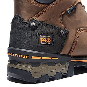 Timberland PRO Men's Boondock 6 Inch Composite Safety Toe Waterproof Industrial Work Boot, Brown, 10.5 Wide