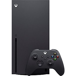 X-Box Series X Gaming Console Bundle - 1TB SSD Black X-Box Console with Two Wireless Controllers -Black and White -and ahaghug Authorized HDMI Cable