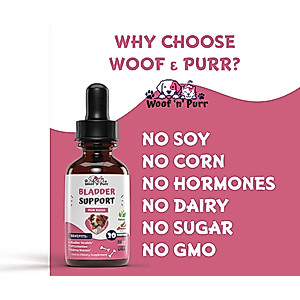 Bladder Control for Dogs | Dog Bladder Supplement - Supports Healthy Kidney & Urinary Tract - Dog UTI Treatment - Dog Bladder Control - Bladder Support for Dogs - Dog UTI Supplement - 1oz