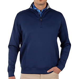 Bobby Jones Performance RTJ Quarter-Zip Pullover (Medium, Summer Navy)