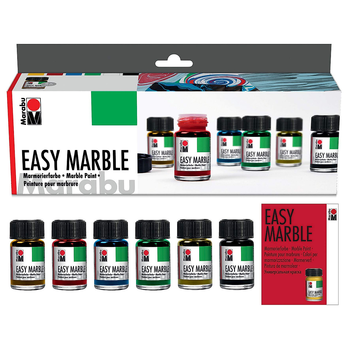 Marabu Easy Marble Paint Starter Set (MBU66053)
