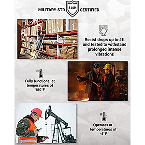 Minno Maverick Rugged 10" Android 10 Tablet | 4GB/64GB | Slim Design with Physical Buttons | LTE (Unlocked AT&T & T-Mobile) (A10M10- Maverick A10)