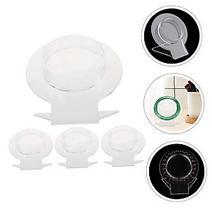 Cabilock 4pcs Display Props Watch Bracelets Acrylic