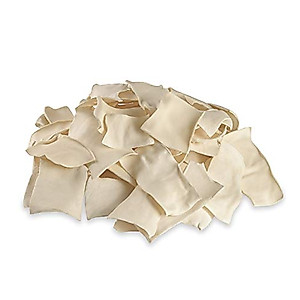 Cowdog Chews Natural Rawhide Chips – Premium Long-Lasting Dog Treats with Thick Cut Beef Hides (5 Lb)