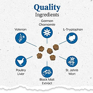 Ark Naturals Happy Traveler Soft Chews, Natural Calming Treats for Dogs and Cats, Reduces Anxious and Nervous Behavior, 75 Count