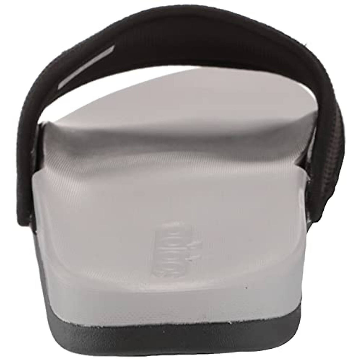 adidas Unisex Adilette Comfort Slide, Core Black/White/Grey, 7 US Men