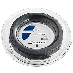 Babolat RPM Team (Black) (16g-1.30mm) Tennis String Reel (660')