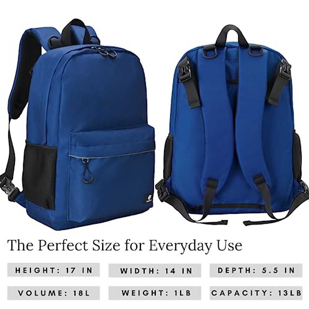 Fenrici Adaptive Backpack for Girls, Boys for All Abilities and Ages; Wheelchair Backpack with Adaptive Design; Perfect for Travel, School, and Everyday Adventure, Navy