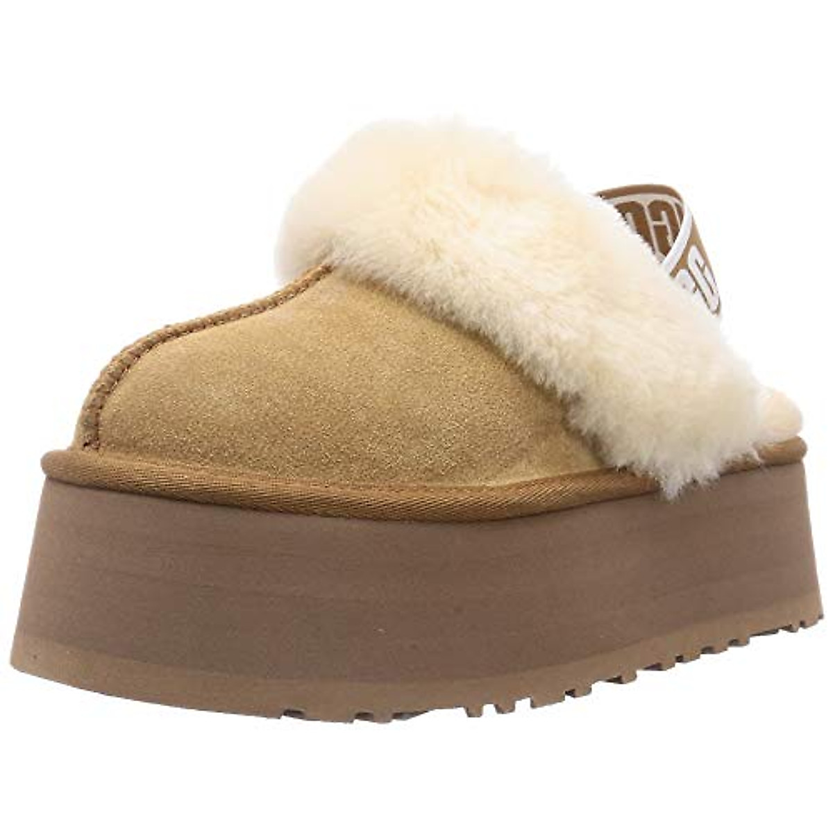 UGG Women's Funkette Slipper, CHESTNUT, 8