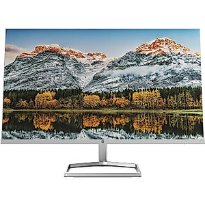 HP M27fw 27 inch FHD (1920 x 1080) 75Hz Anti-Glare Monitor, On-Screen Controls, AMD FreeSync, Low Blue Light Mode, White