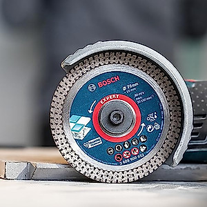 Bosch Professional 1x Expert HardCeramic 76 mm Diamond Cutting Disc (for Hard Tiles, Hard Stone, Ø 76 mm, Accessories Mini Angle Grinder)
