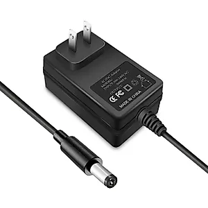 12V 1A Power Supply AC 100-240V to DC 12Volt 1 Amp 12W US Plug, 12V 1A Power Cord with 5.5x2.1mm Tips for LED Strip Light, Camera, CCTV Camera Security System, Router, etc
