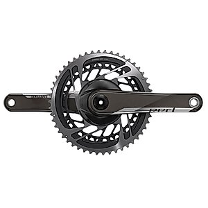 SRAM RED AXS Crankset - 175mm, 12-Speed, 46/33t, Direct Mount, Dub Spindle Interface, Natural Carbon, D1