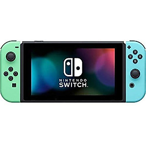 Nintendo Switch Console - Animal Crossing: New Horizons Edition - Pastel Green and Blue Joy-Con, 6.2" Touchscreen LCD Display, WiFi, Bluetooth (Renewed)