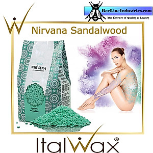 ItalWax Sandalwood Nirvana Premium SPA - Hard Stripless Wax Beads 2.2 lbs. - 1 kg.