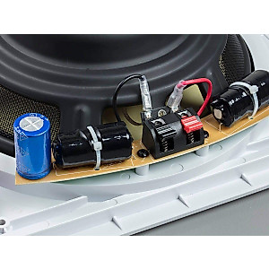 Monoprice Fiber In-Wall Speaker - 10 Inch, 300W Subwoofer, Easy Installation And Paintable Grill - Caliber Series