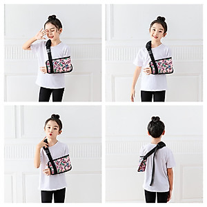 Ledhlth Butterfly Toddler Arm Sling for Girls Fashionable Colorful Children Sling Elegant Kids Sling Padiatric Brace Support Immobilizer for Shoulder Elbow Shoulder Wrist Injury Right Left