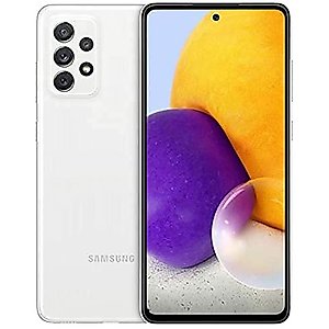 Samsung Galaxy A72 A725F-DS 4G Dual 256GB 8GB RAM Factory Unlocked (GSM Only | No CDMA - not Compatible with Verizon/Sprint) International Version - Awesome White