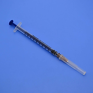 1ml 25G Syringe with Needle,Disposable Sterile Syringe 100pcs