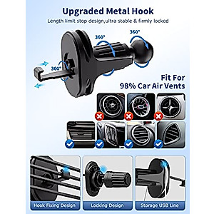 BENBOAR Car Wireless Charger Holder, [Hug me] Astronaut Car Phone Holder Mount, 15W Charging Smart Sensor Auto-Clamping Phone Mount for Car Air Vent for iPhone Samsung Google LG etc Smartphone, Silver