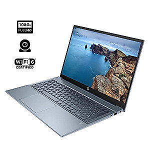 Newest HP Pavilion Laptop, 15.6" Full HD Touchscreen, Intel Core i7-1255U Processor, 64GB RAM, 2TB SSD, Backlit Keyboard, Wi-Fi 6, HDMI, Webcam, Windows 11 Home, Blue