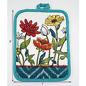 Potholders for Kitchens-Hot Pads-Hot Pads for Kitchen Counter Set-9x 7 inch