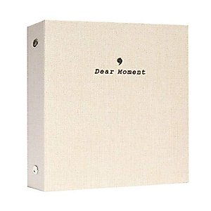 Fancyme 100 Pockets Instax Mini Photo Album Film Book Compatible with Fujifilm Instax Mini LiPlay 11 9 8 7s 90 70 25 Instant Camera 3 Inch Picture Name Card Holder (Beige)