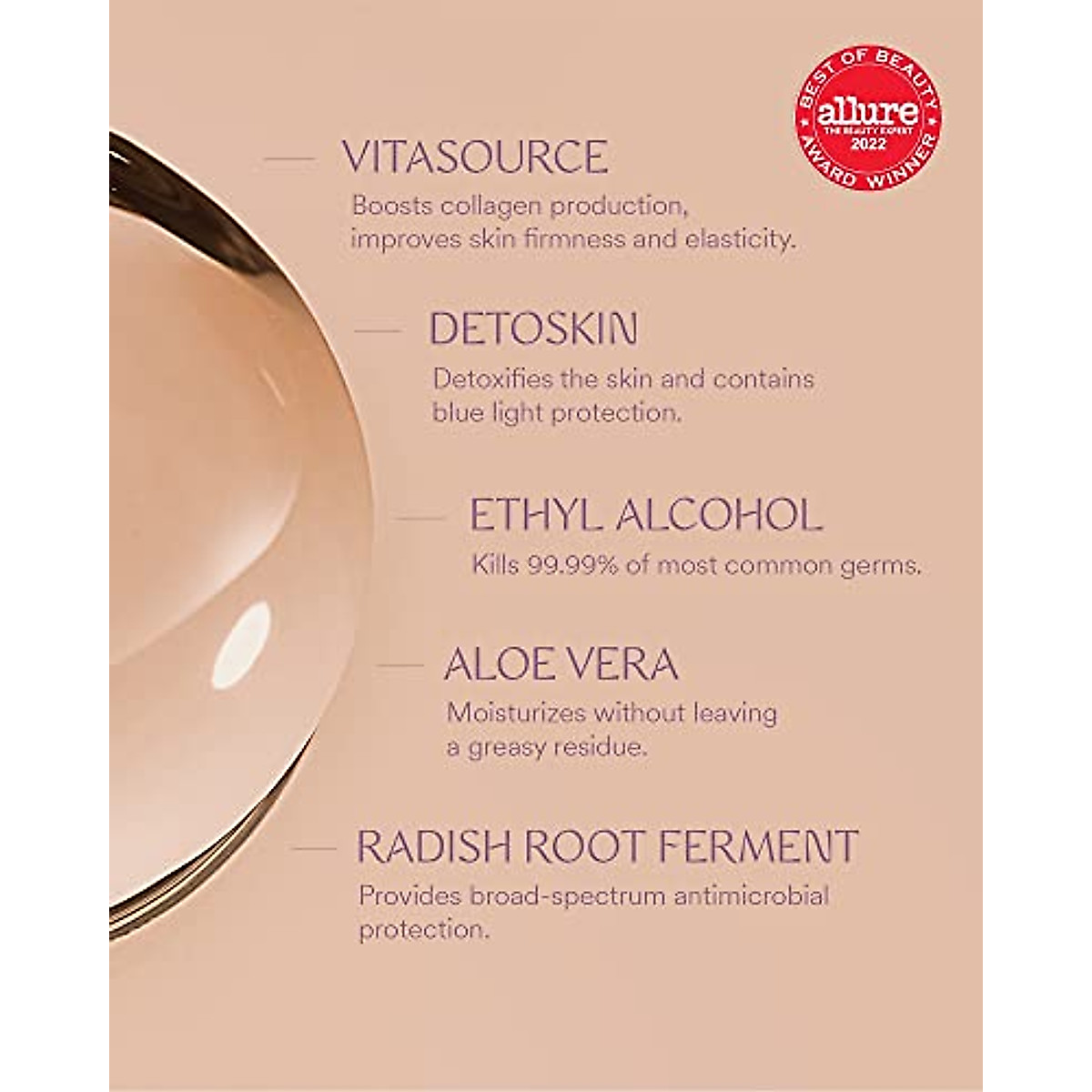 Touchland Glow Mist Rejuvenating Hand Sanitizer | Rosewater Scented | 500-Sprays each, 1FL OZ (Set of 1)