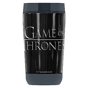 THERMOS Game of Thrones Iron Throne Metallic Photo GUARDIAN COLLECTION Stainless Steel Travel Tumbler, Vacuum insulated & Double Wall, 12 oz.