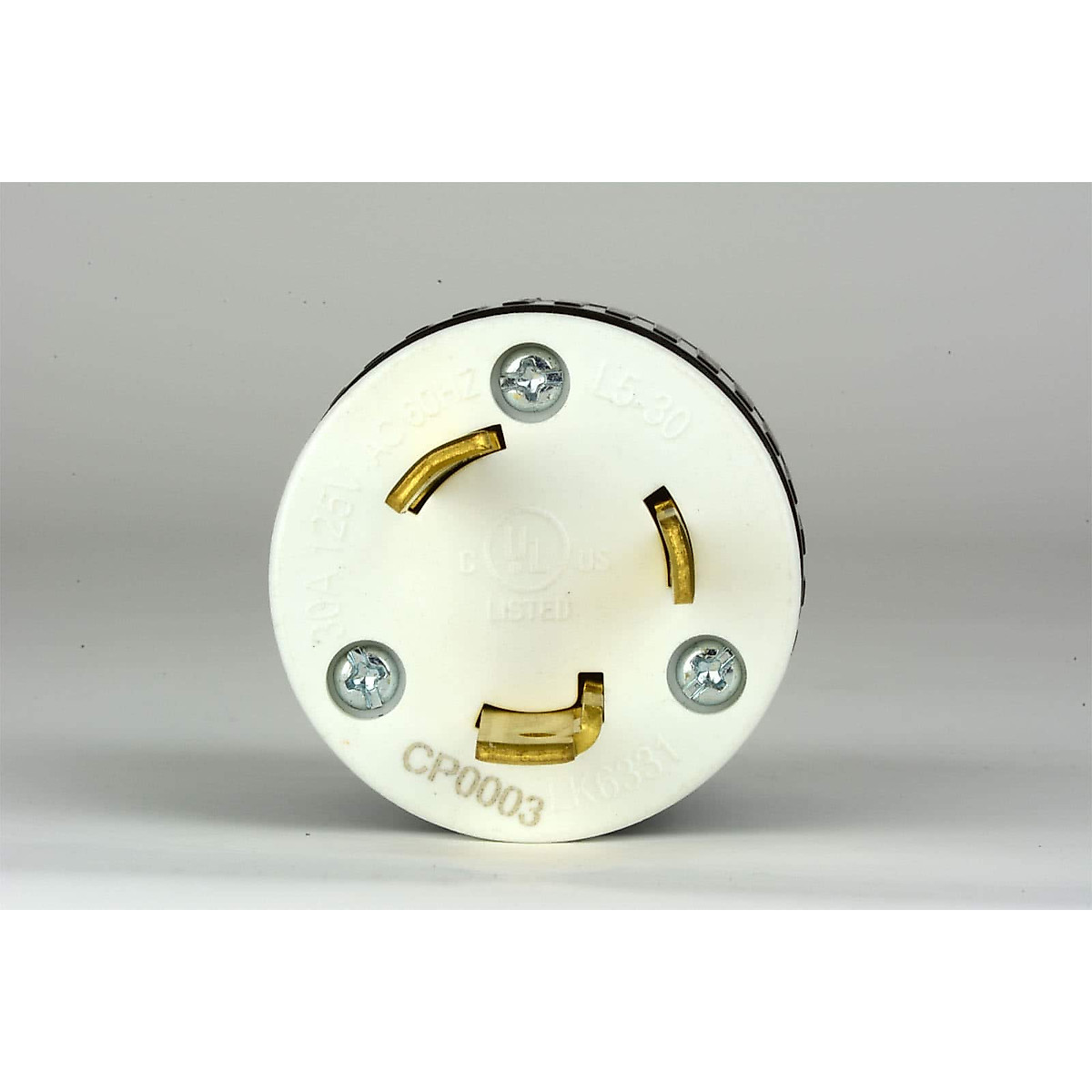 TEMCo Industrial NEMA Replacement Plug UL Listed L5-30 Male, Female, Pair for Generator, RV, Camper, Welder