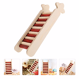 Hamster Climbing Ladder Pet Ladder Toy Ladder Plaything Decorative Ladder Toy Chinchilla Ladder Interesting Hamster Ladders Decorative Hamster Ladder Hamster Accessory