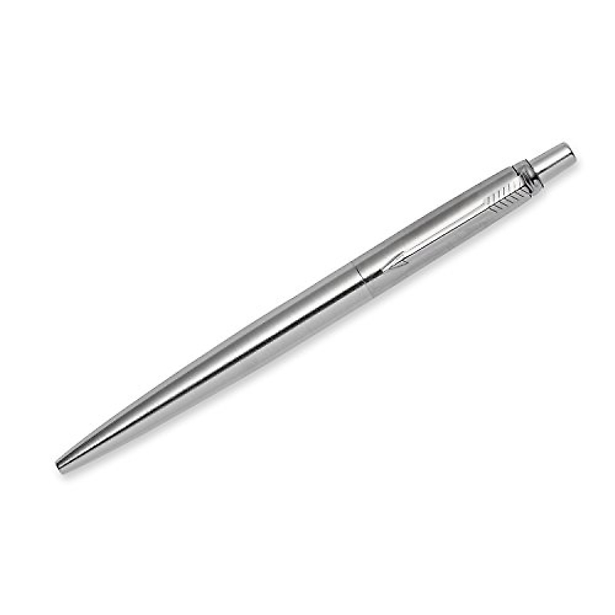 Parker Jotter Stainless Steel Ballpoint Pen, Medium Point, Black Ink