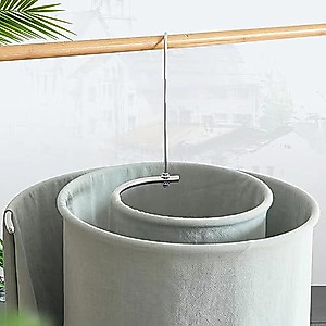 ABPETE Spiral Hanger,Laundry Hanger Dryer Rack,Stainless Steel Bed Sheet Drying Hanger, Space Saving Blanket Drying Rack Outdoor Indoor, Spiral Hanger for Bed Sheet Bath Towel