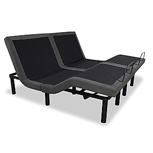 iDealBed 3i Custom Adjustable Bed Base, Wireless, Zero Gravity, One Touch Comfort Positions, Programmable Memory, Advanced Smooth Silent Operation (Split California King)