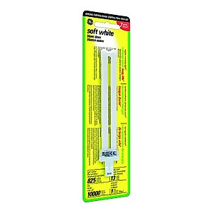 GE 14583 Traditional Lighting Compact Fluorescent Plug-in BIAX, 1 Count (Pack of 1), Soft White (2700K)