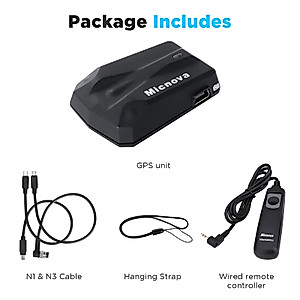 GPS-N PLUS High-Precision Camera GPS Receiver Navigation Geotagging for Nikon D3100, D3200, D3300, D5000, D5100, D5200, D5300, D7000, D7100, D600, D610, D800, D810, D700, D750, D90, D4, D3 etc