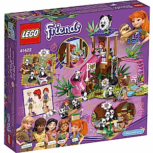 LEGO Friends Panda Jungle Tree House 41422 Building Toy; Includes 3 Panda Minifigures for KidsWho Love Wildlife Animals Friends Mia and Olivia (265 Pieces)