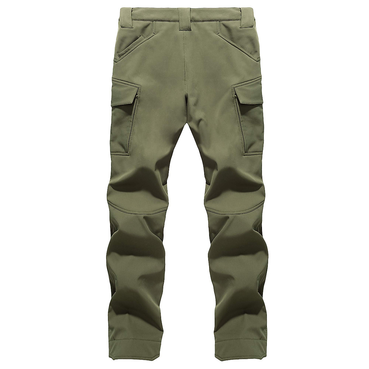 MAGCOMSEN Military Tactical Pants for Men - Fleece Lined Winter Waterproof Snowboarding Hiking Army Pants