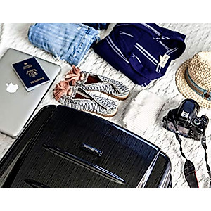 Samsonite Winfield 2 Hardside Luggage with Spinner Wheels, Carry-On 20-Inch, Brushed Anthracite