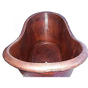 Fine Crafts Imports Hammered Copper Bath tub