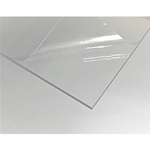Plexiglass Sheet 1/8 inch thick, 12x12 Cast Clear Acrylic Sheet, 2 Sheet Pack, Thick Clear Plastic Sheet, Thin Acrylic Sheets for Crafts, Acrylic Board Plexi Glass Panel (2, 12"x12")
