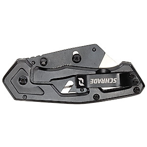 Schrade Delta Class Tradesman Folder 6in with 2.25in Utility Blade and Stainless Steel Handle for EDC and Work