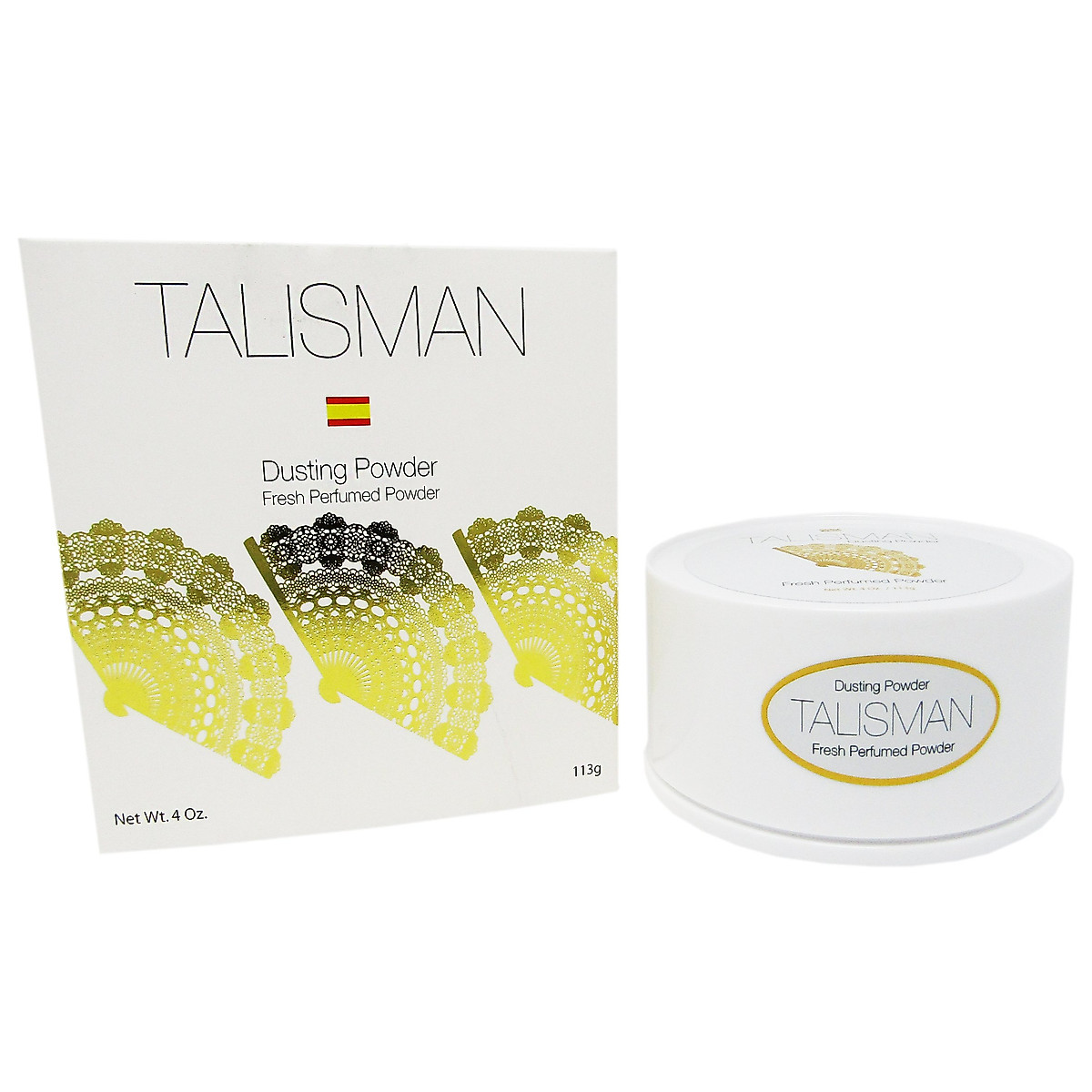 Talisman Perfumed Dusting Powder with Puff, 4 oz