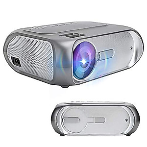 Yencoly Mini Projector, Multi‑Layer Coated Optical Lens Portable 200LM High‑Brightness 720P Projector, for Home Theater(U.S. regulations)