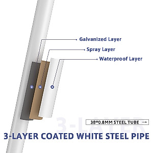 Quictent 10'x20' Heavy Duty Carport Gazebo Canopy Garage Outdoor Car Shelter-Silver Gray (with Windows)