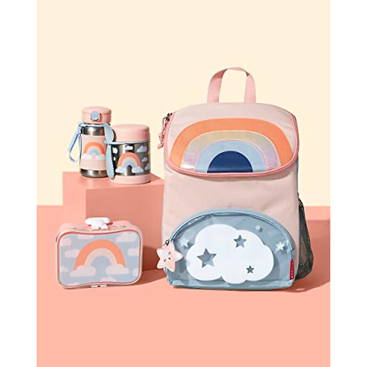 Skip Hop Big Kid Backpack, Rainbow