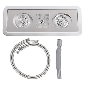 Glass Cup Washer Rinser, High Pressure Steel Glass Washer for Home Kitchen with Multi Angle, Stainless Steel Pitcher