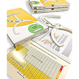 Mimos Craniometer (3 Units) - Cranial Asymmetry Measurement Tool, Diagnosis and Follow-up of Baby Flat Head Syndrome, Plagiocephaly Assessment.