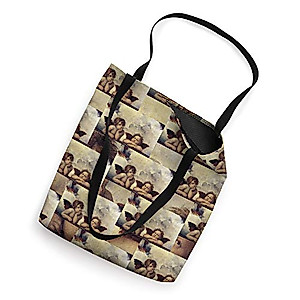Raphael Putti Cherubs Angels Collage Tote Bag